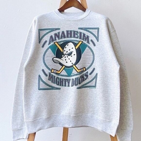 Shirts | Vintage Mighty Ducks Sweatshirt Mighty Ducks Tshirt Anaheim ...